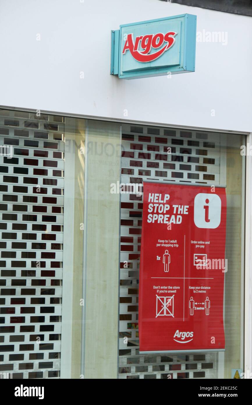 Posters advising customers on Covid-19 prevention measures posted on ...