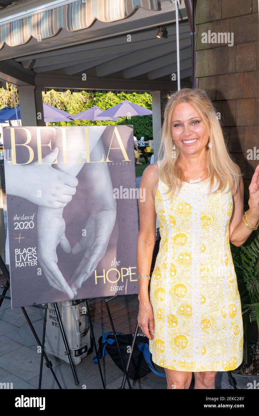Leesa Rowland attends Bella Magazine's 8th Annual Hamptons Cover Party ...