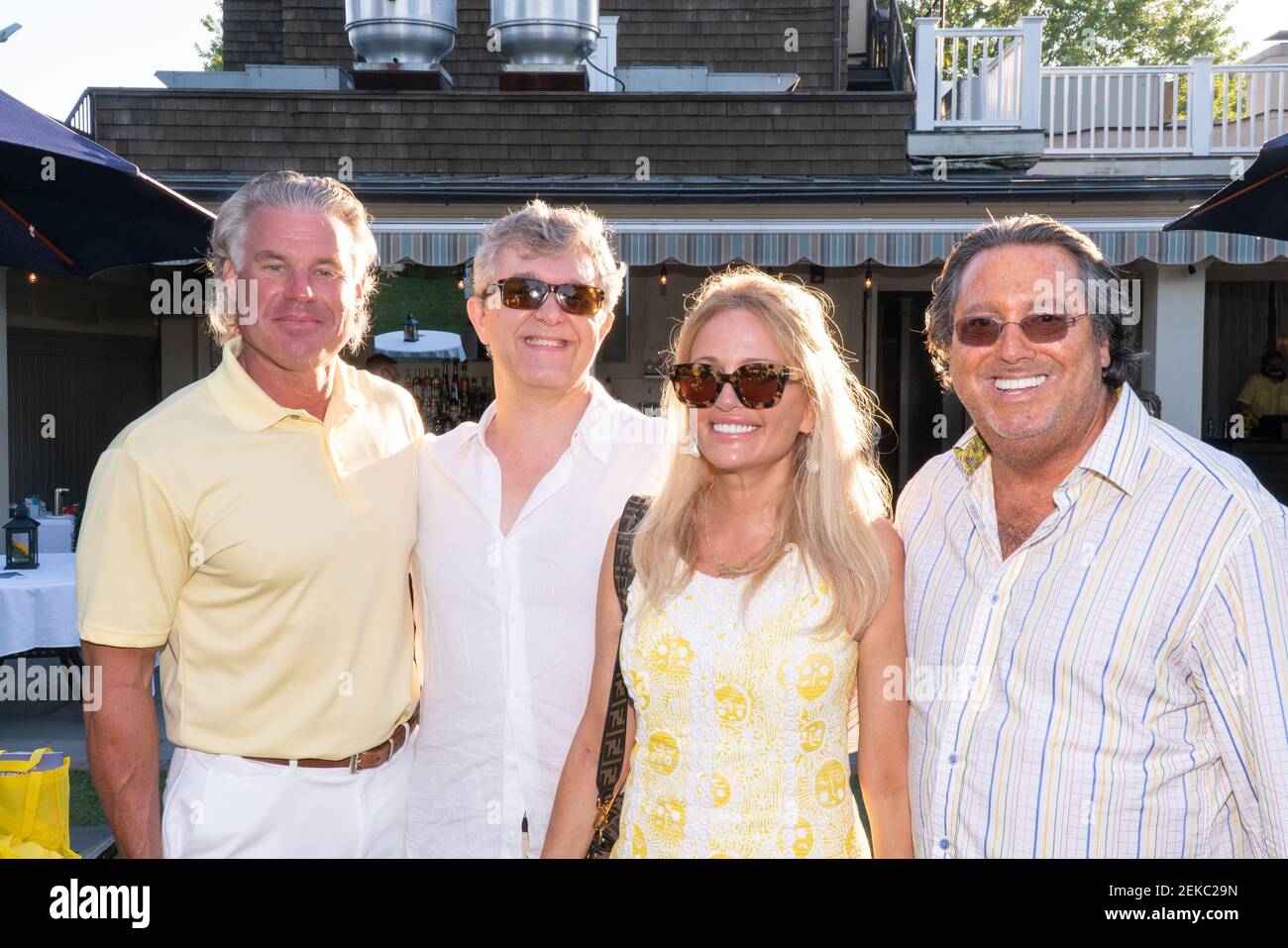Chad Casaddan, Jeffrey Bradford, Leesa Rowland and Larry Wohl attends ...
