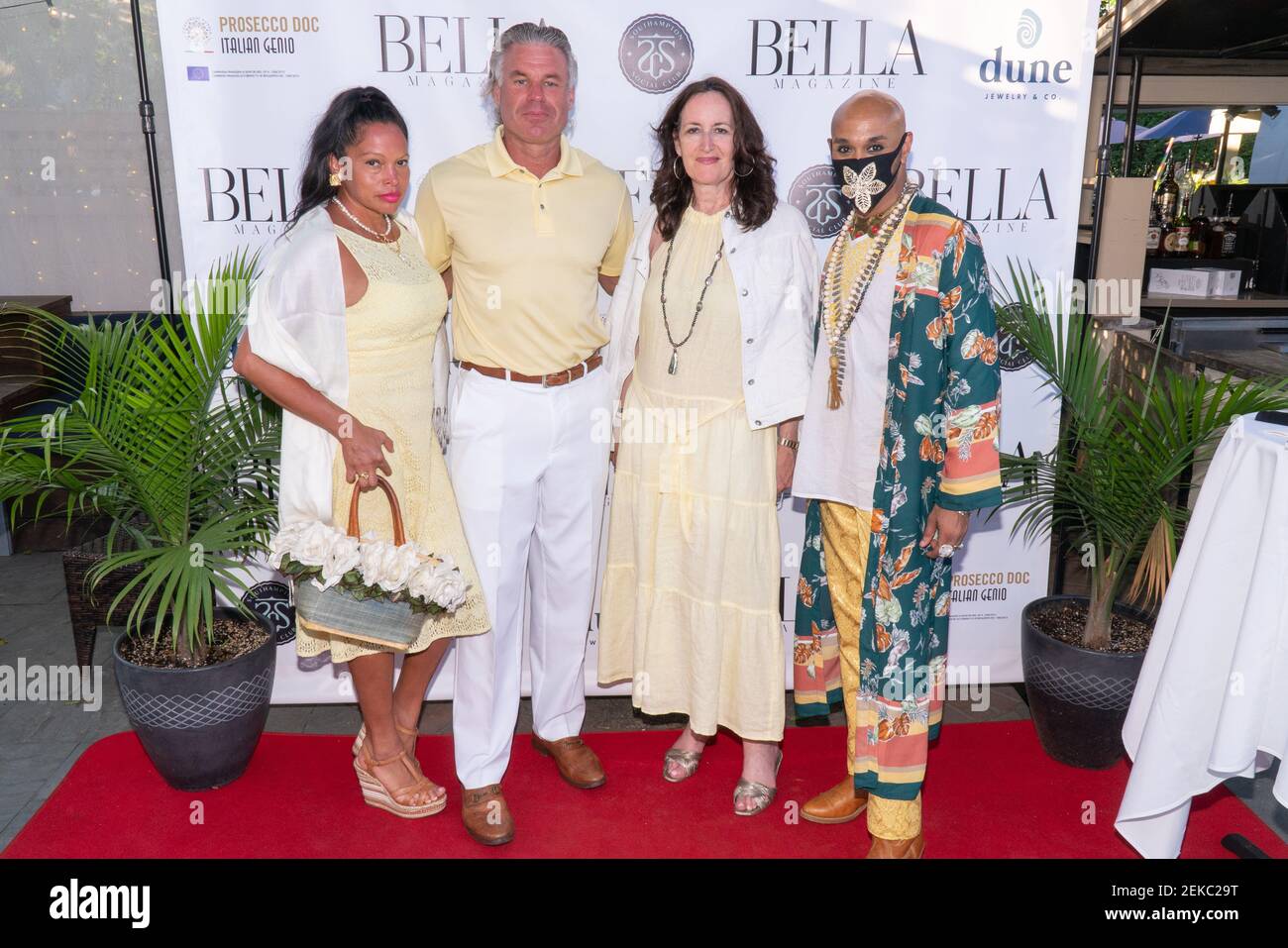 Rolise Rachel, Chad Cascadden, Nora Lawlor and Aaron Paul attend Bella ...