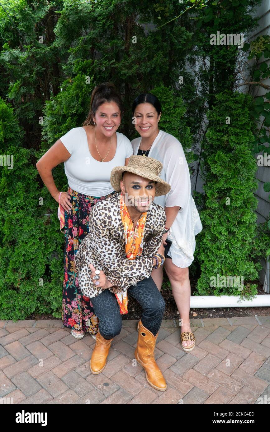 Jillian Edwards, Vanessa Coppes and Aaron Paul attend Brunch at TBar in ...