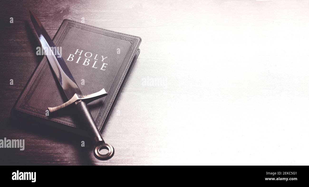 Double edged sword bible hi-res stock photography and images - Alamy