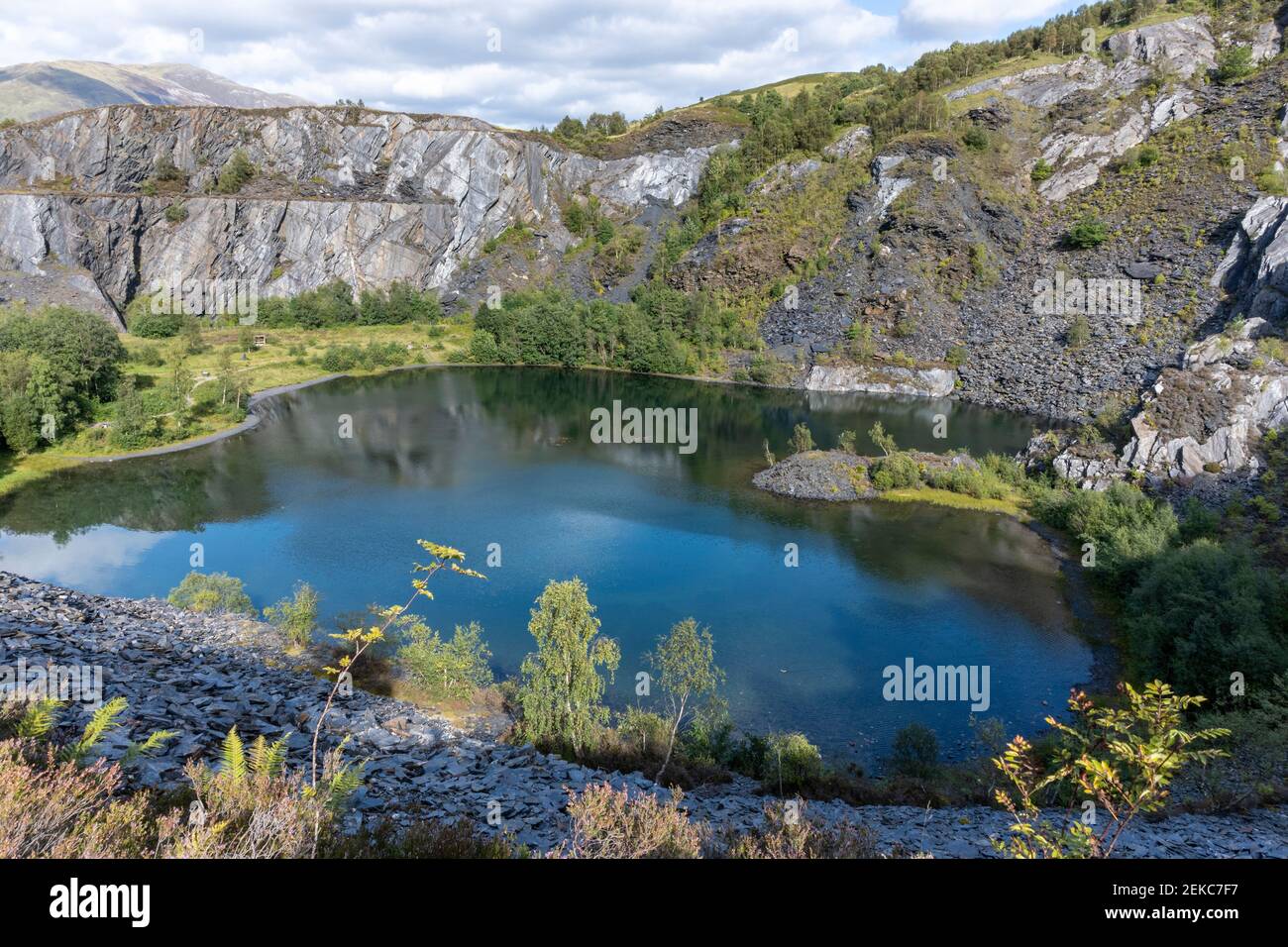 Ballachulish Slate Quarry Stock Photo - Alamy