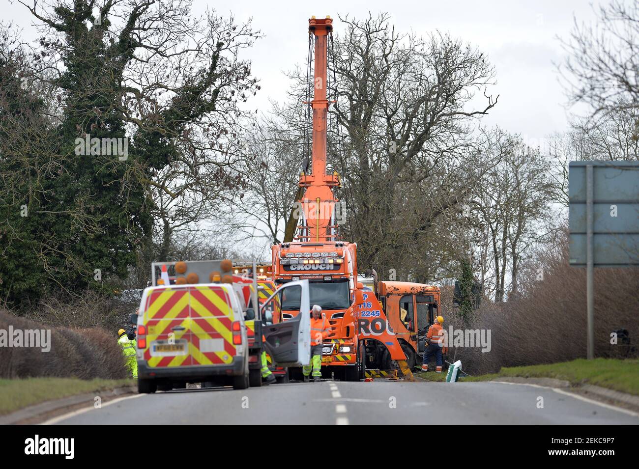 Recovery crane hi-res stock photography and images - Alamy