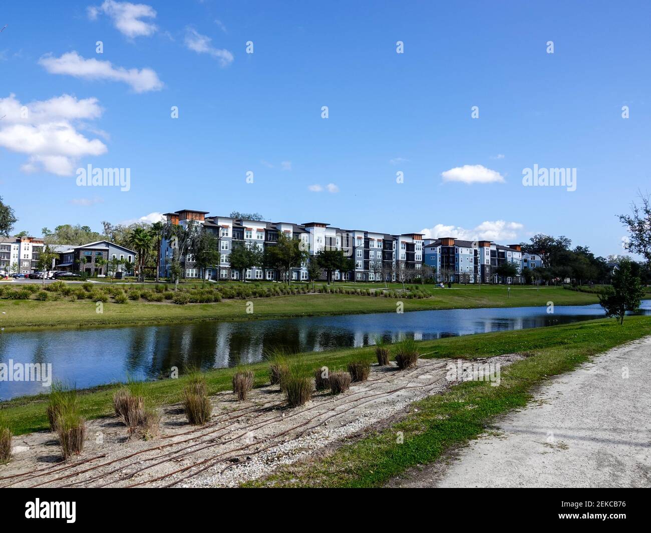 Retention pond hi-res stock photography and images - Alamy