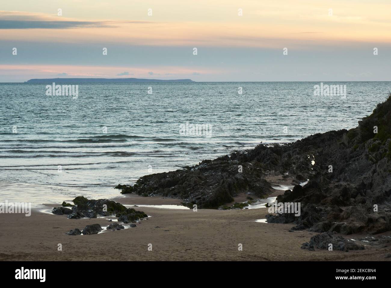 Lundy from woolacombe hi-res stock photography and images - Alamy