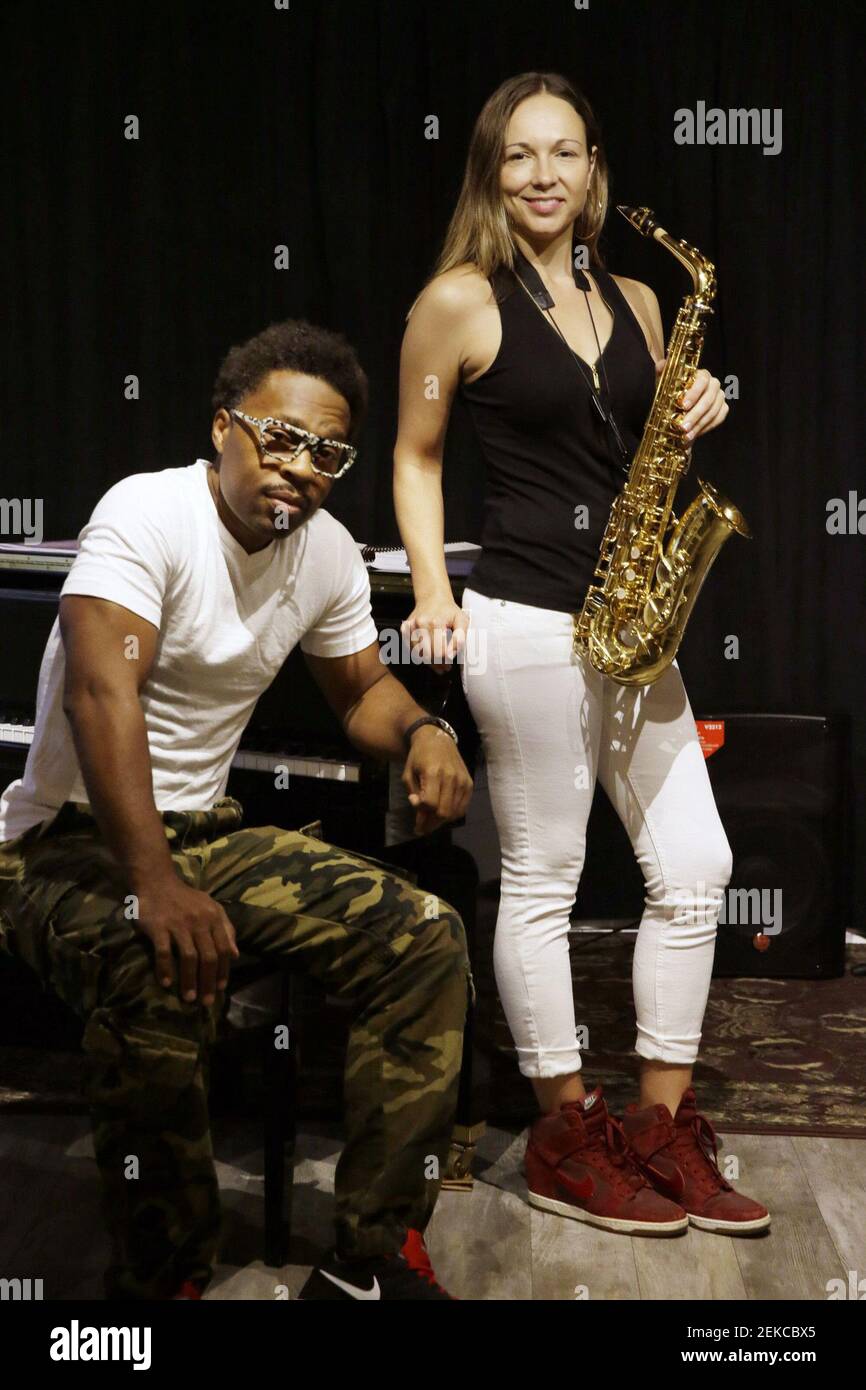 Sharel Cassity and her husband, Richard Johnson, at their home. Cassity ...