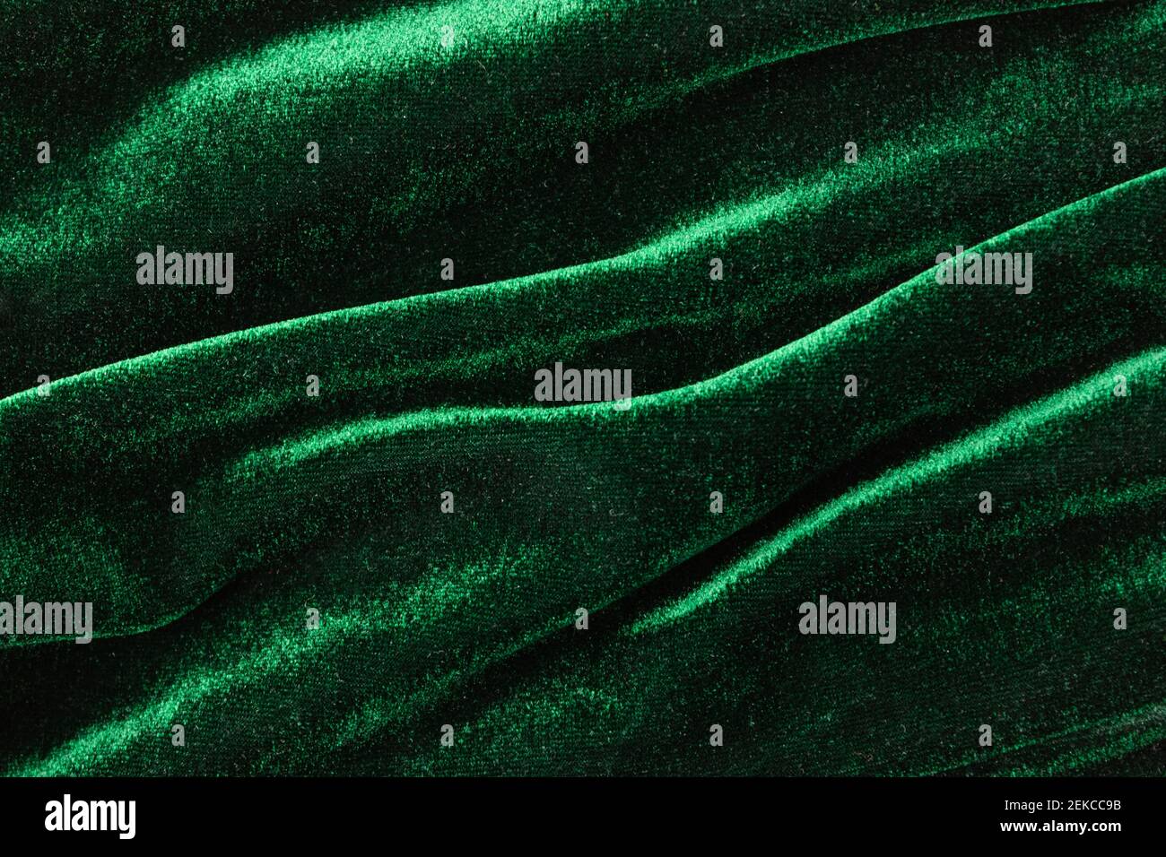 Emerald suede fabric in a fold. Texture, background Stock Photo - Alamy