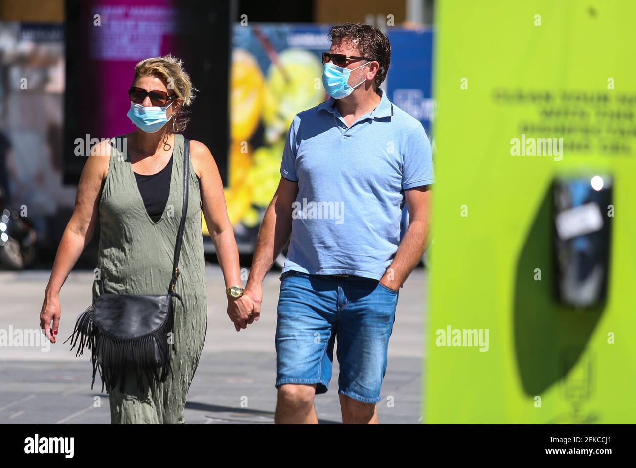 ROTTERDAM, 5-08-2020, In Rotterdam a mouthmask must be worn in some ...
