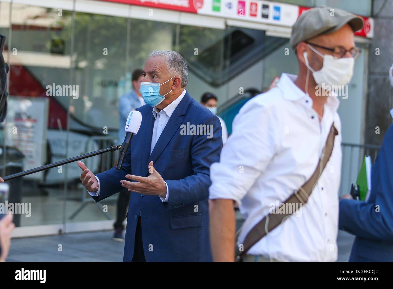 ROTTERDAM, 5-08-2020, In Rotterdam a mouthmask must be worn in some ...