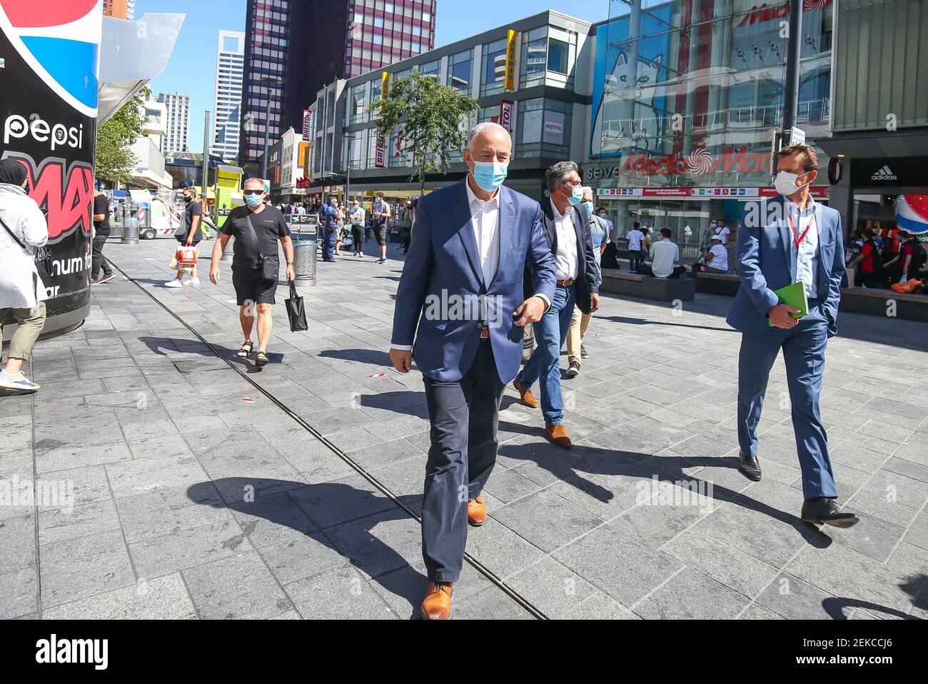 ROTTERDAM, 5-08-2020, In Rotterdam a mouthmask must be worn in some ...