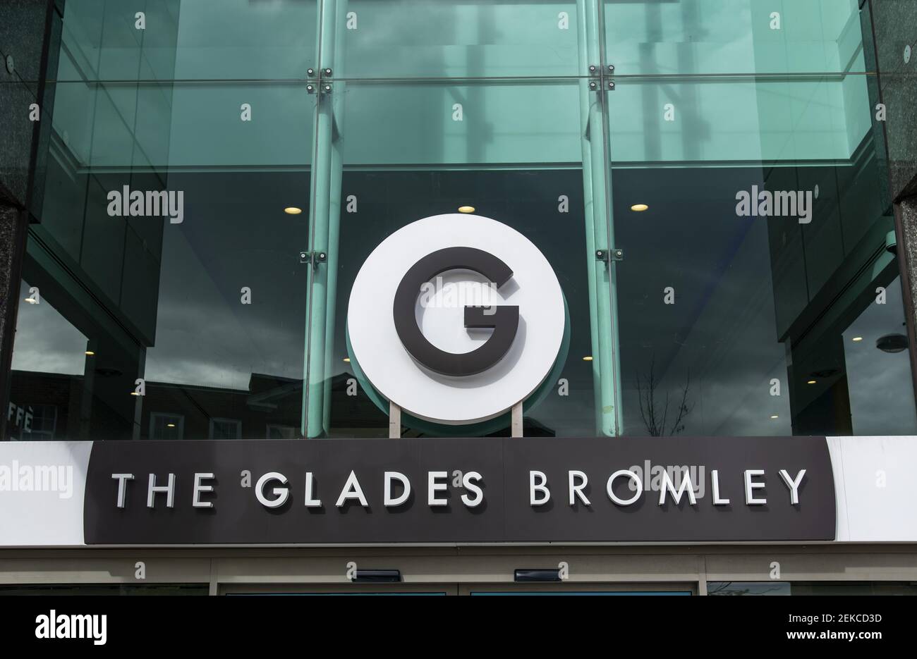 The Glades Bromley logo seen at one of their branches. (Photo by Dave ...