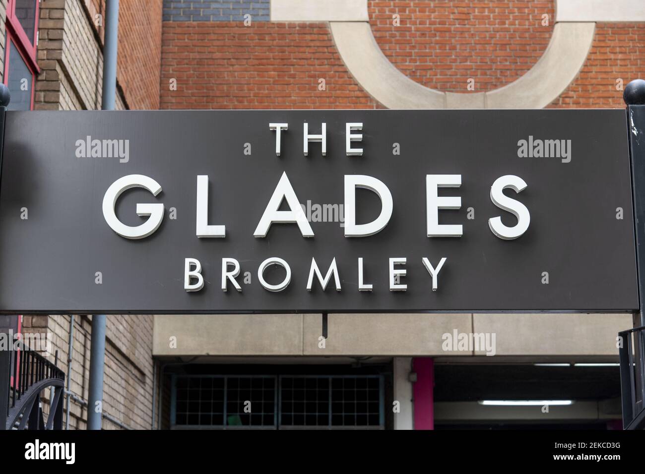 The Glades Bromley logo seen at one of their branches. (Photo by Dave ...