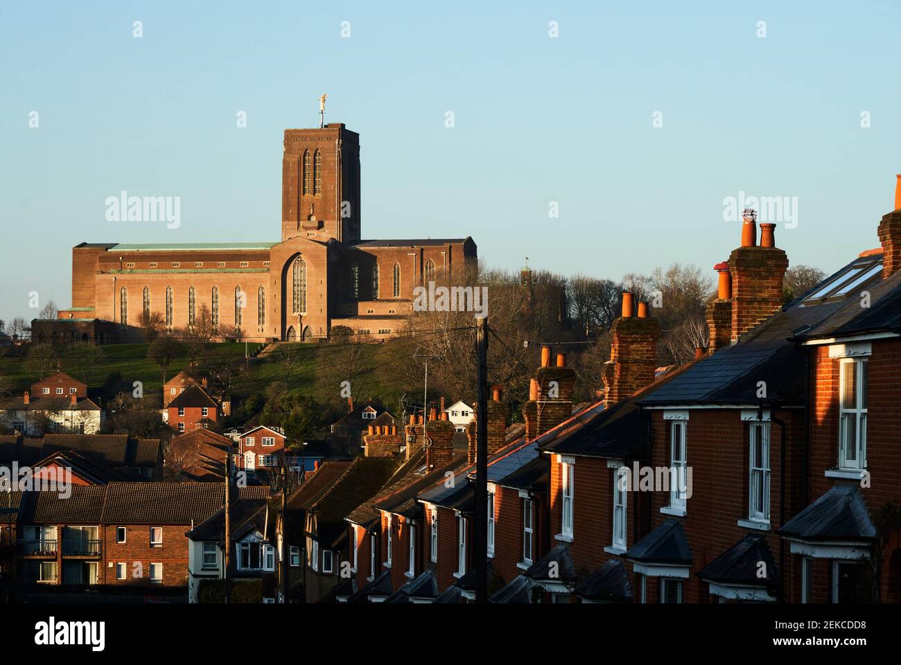 Guildford Cathedral, Surrey, UK, designed by Edward Maufe and completed ...