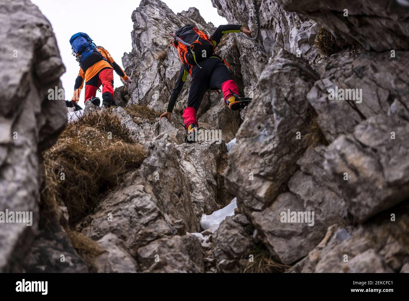 Backpack on rocks hi-res stock photography and images - Alamy