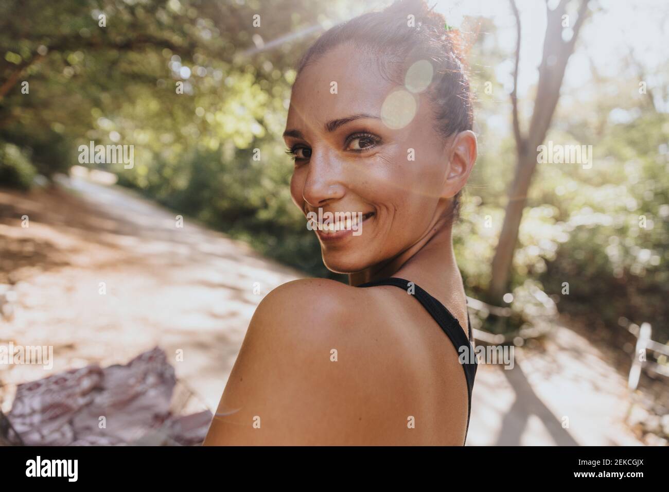 Smiling athlete hi-res stock photography and images - Alamy