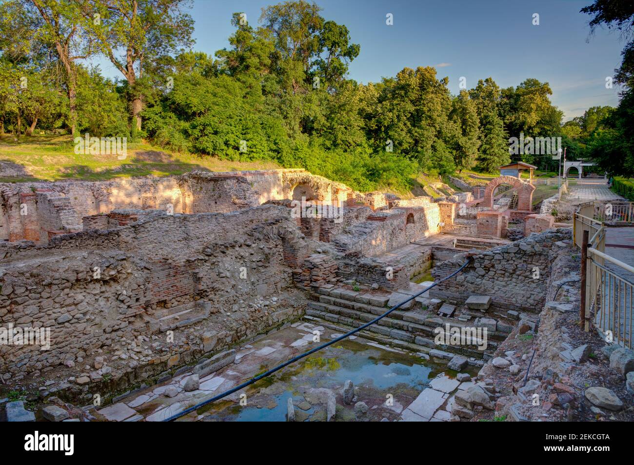 Ruins of roman baths at Hisarya, Bulgaria Stock Photo - Alamy