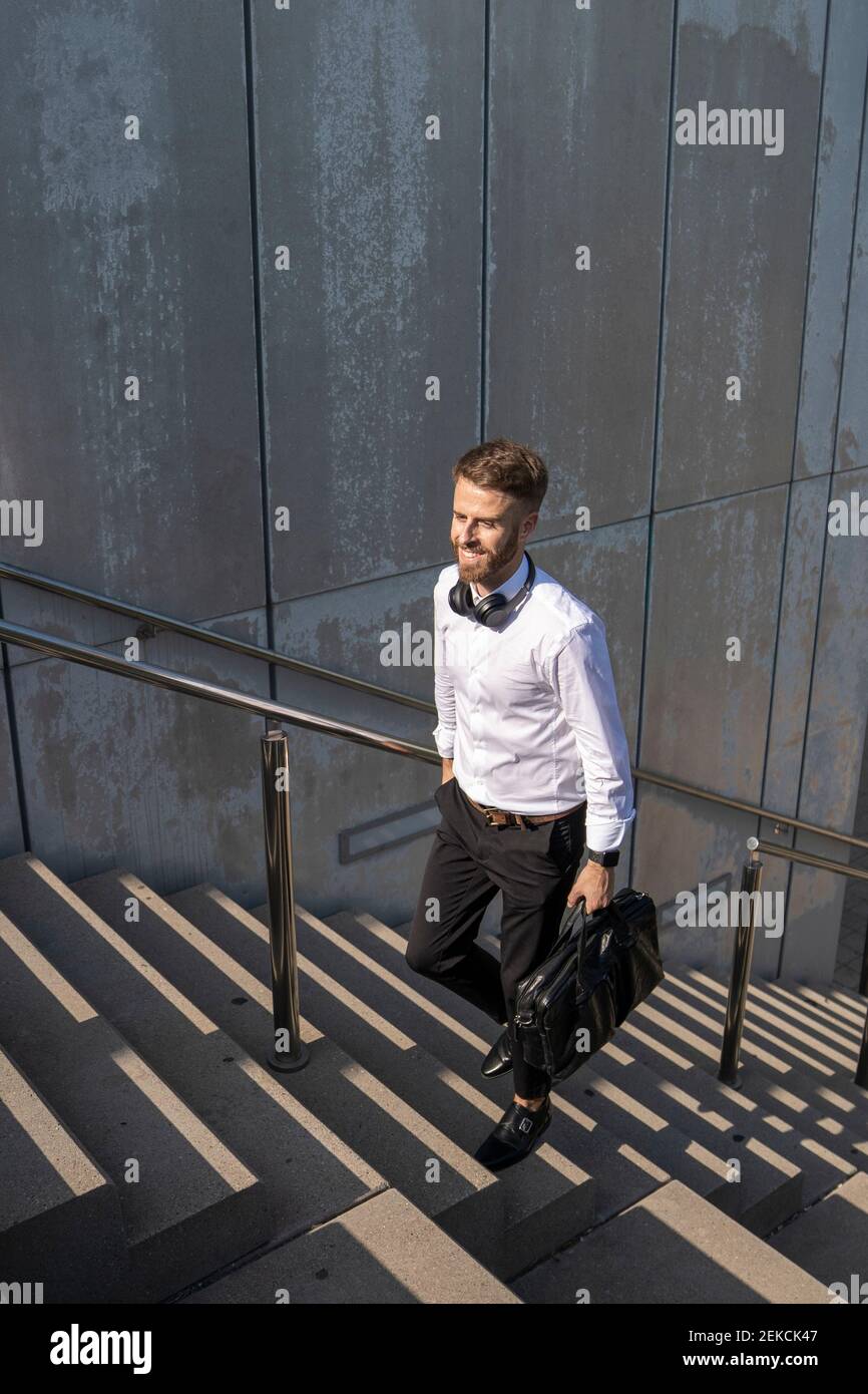 Walking away up steps hi-res stock photography and images - Alamy