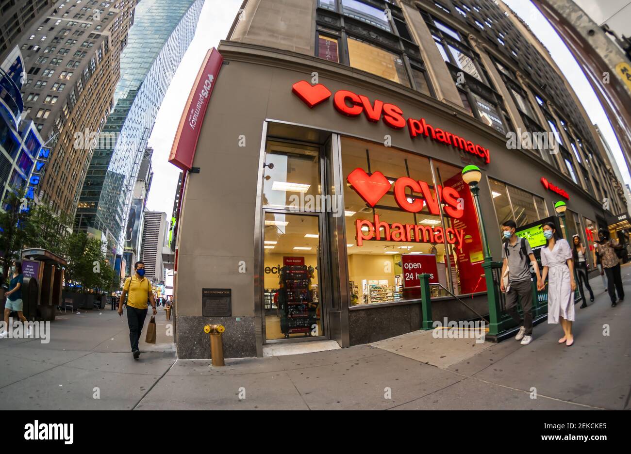 A store in the CVS Health drugstore chain in Midtown Manhattan in New York on Thursday, August 6 ...