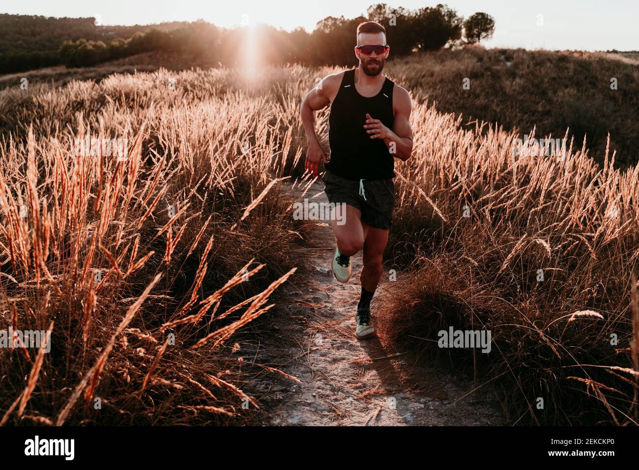 Athlete running male runner exercising hi-res stock photography and ...