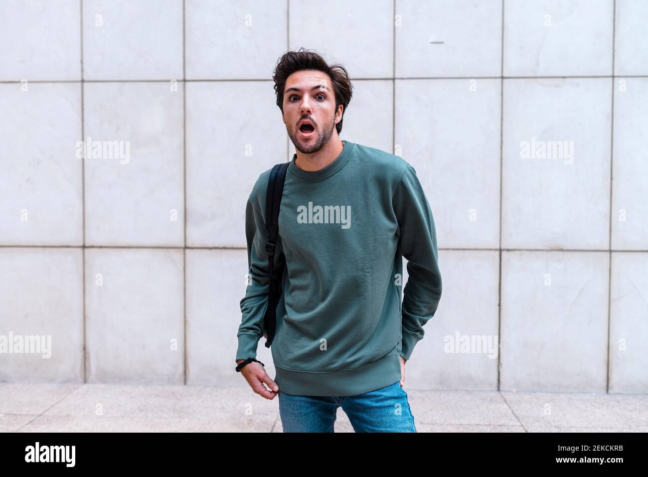Man shocked spain hi-res stock photography and images - Alamy