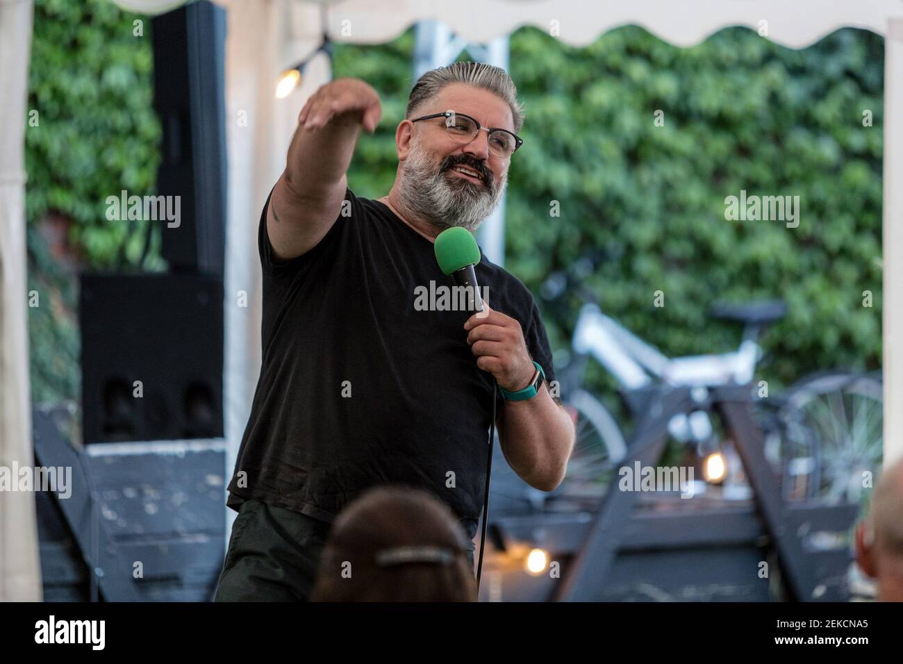 Stand-up comedian, Rich Wilson plays The Comedy Crate's first socially ...