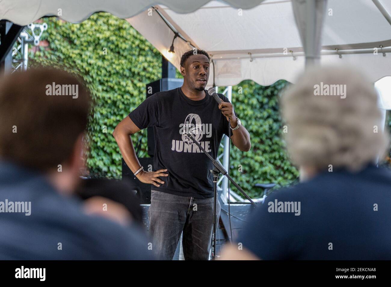 Stand-up comedian, Nathan Caton plays The Comedy Crate's first socially ...