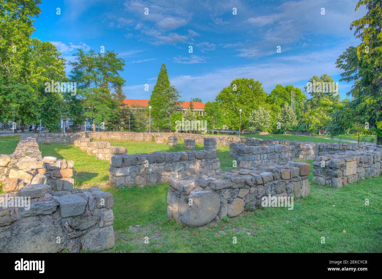 Ruins of roman baths at Hisarya, Bulgaria Stock Photo - Alamy