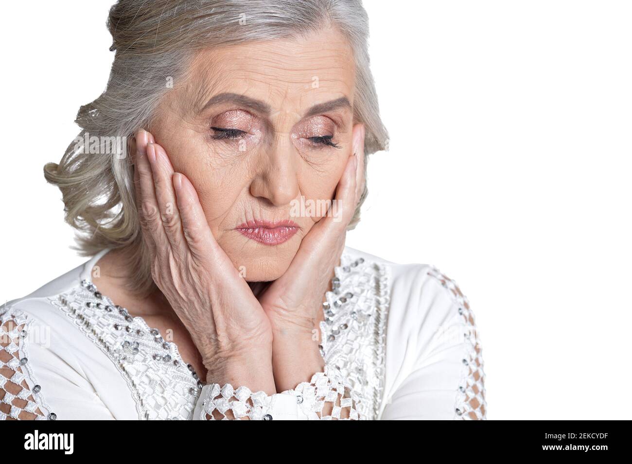 Close up shot elderly woman hi-res stock photography and images - Alamy