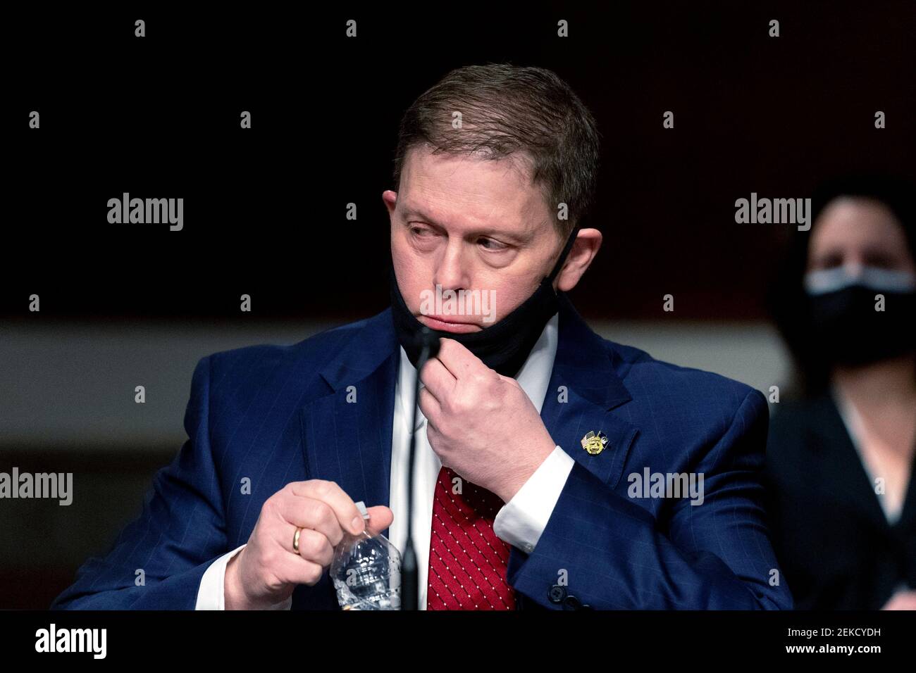 Former U.S. Capitol Police Chief Steven Sund arrives to testify before ...