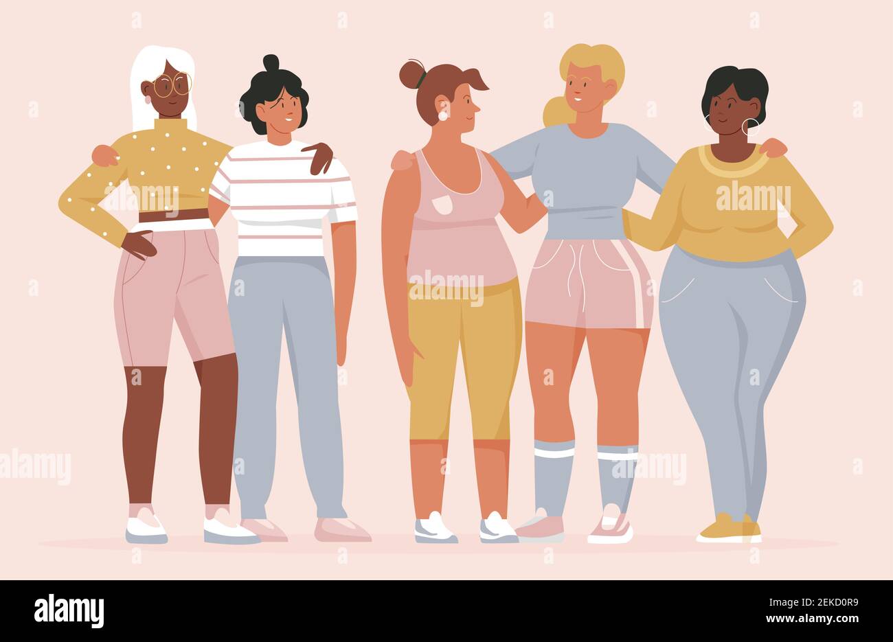 Friends Together Cartoon