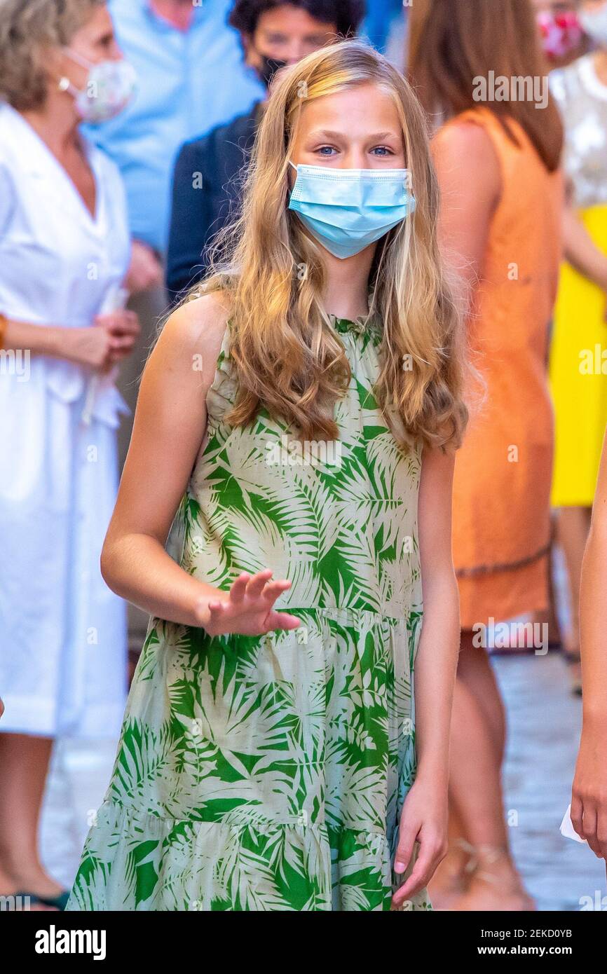 Princess Leonor during a visit to la Casa Natal and Museu de Fray ...