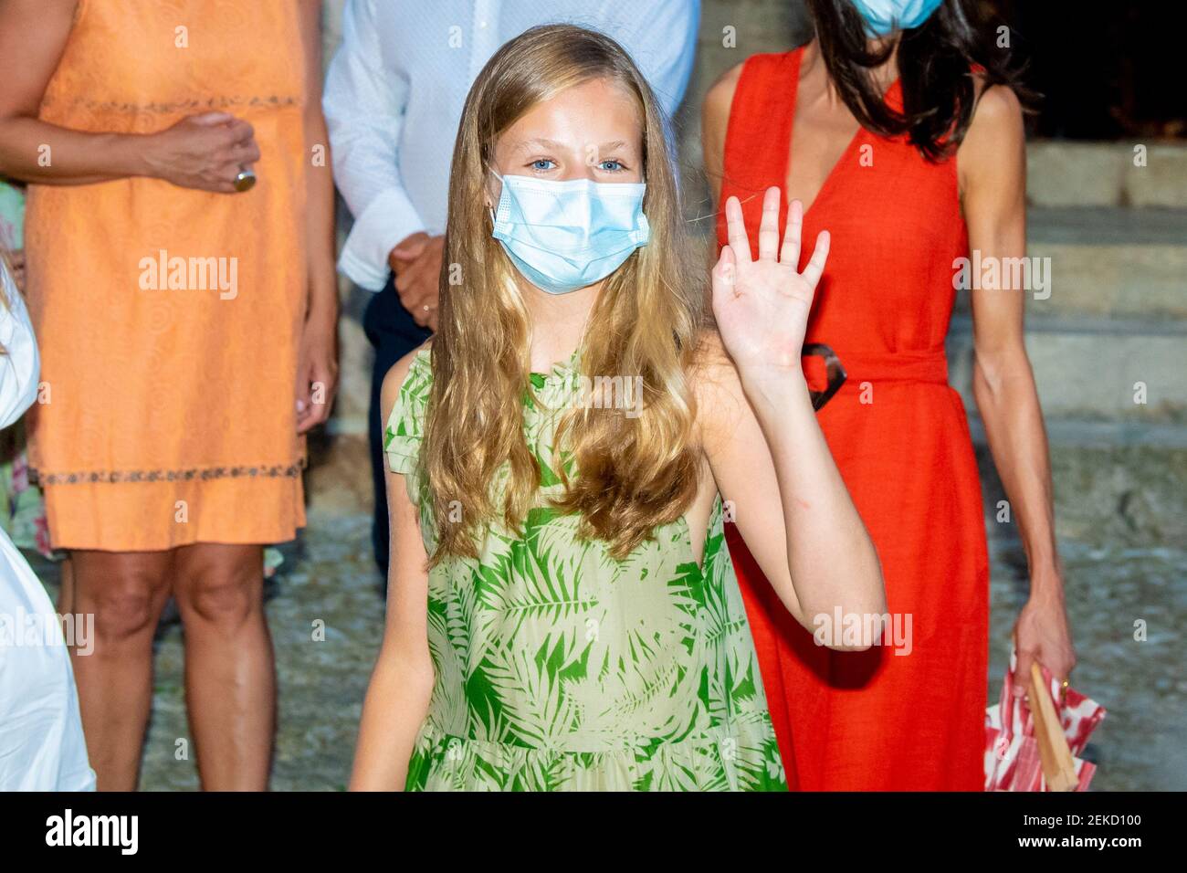 Princess Leonor during a visit to la Casa Natal and Museu de Fray ...
