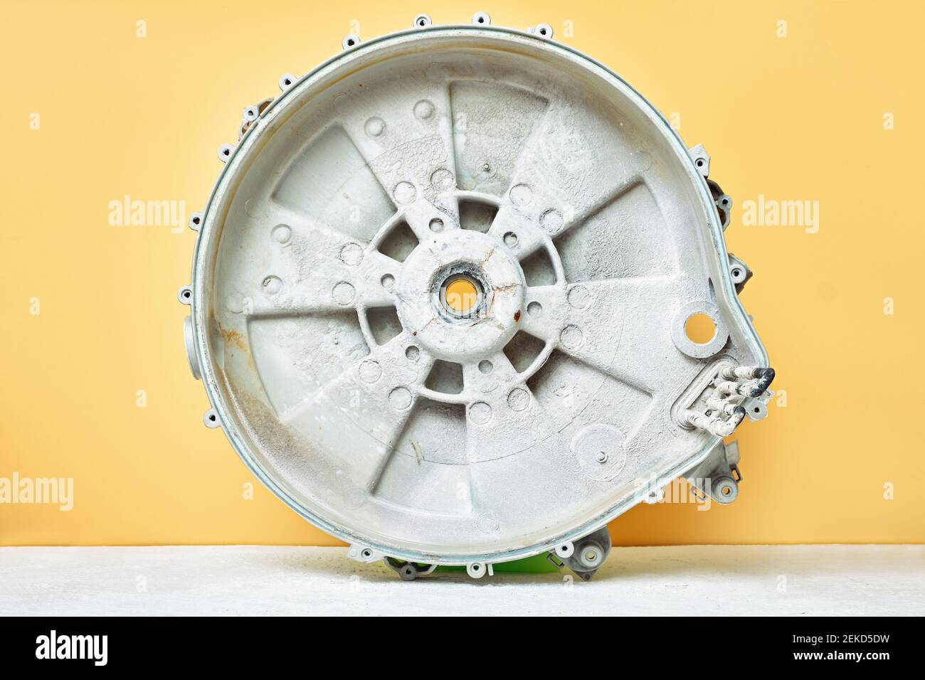 Plastic bottle element washing machine. Disassembled clothes washer ...