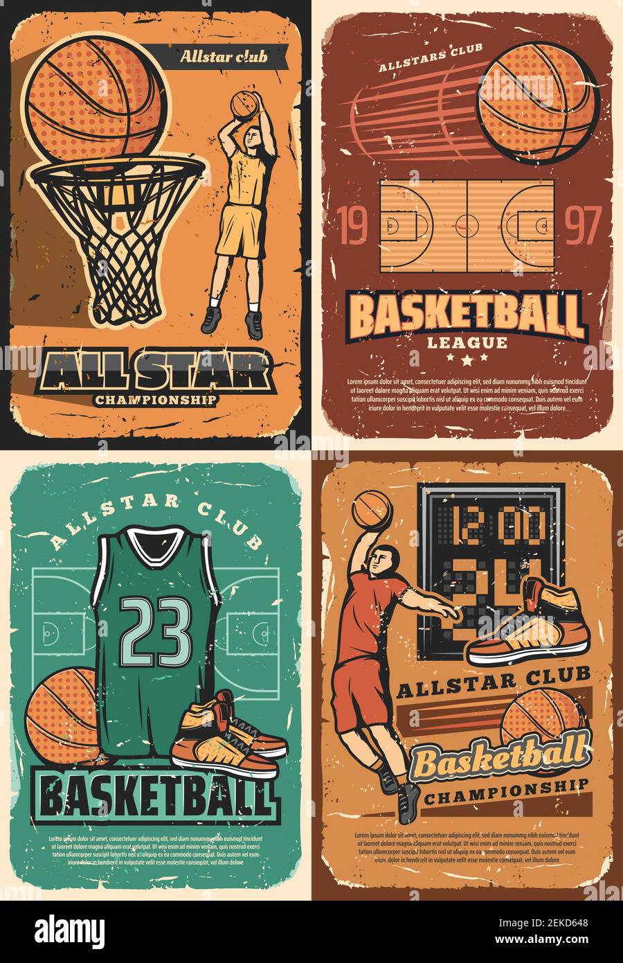 Vintage college basketball players Stock Vector Images - Alamy