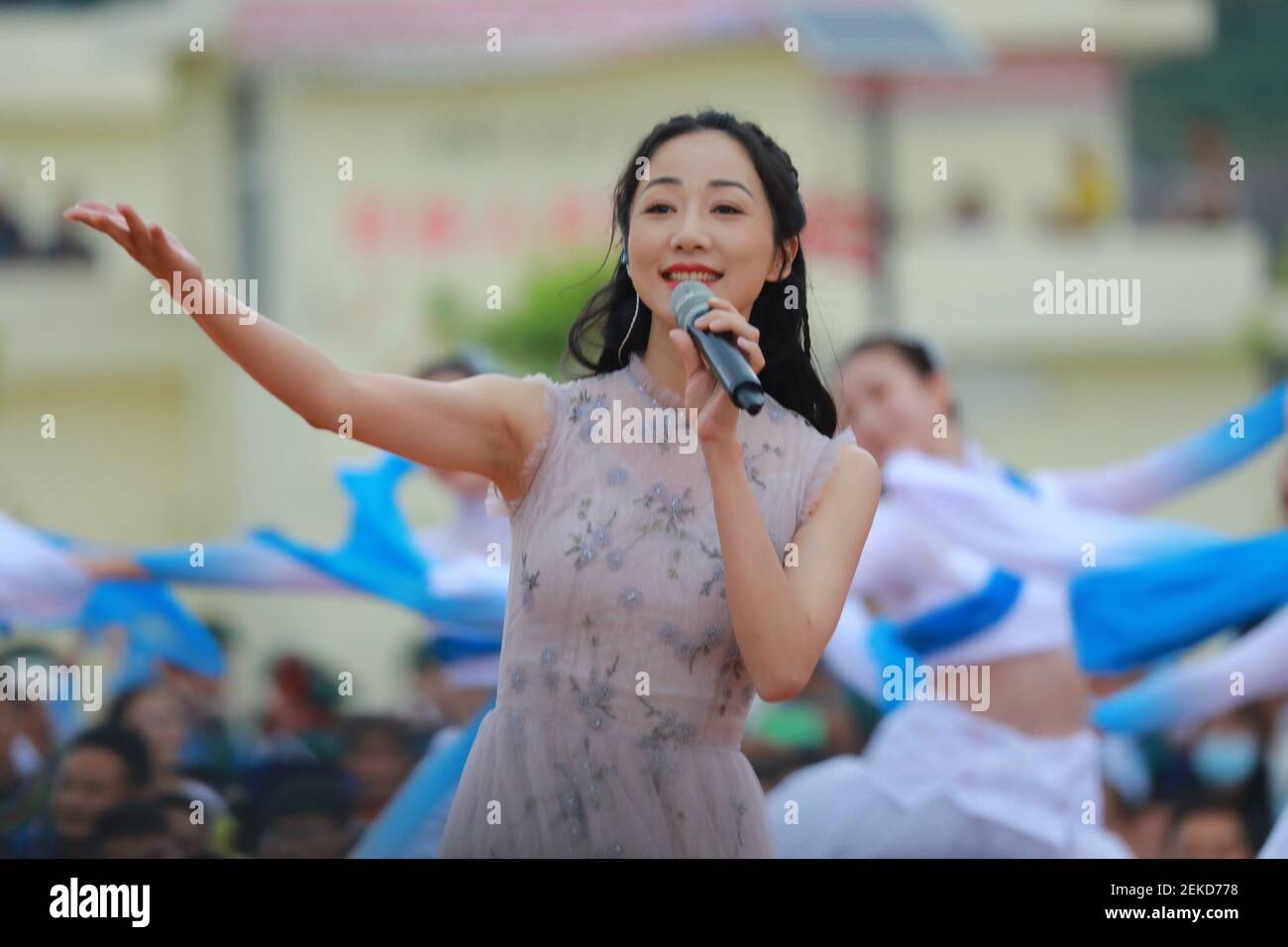 Chinese actress and singer Han Xue, also known as Cecilia Han attends ...