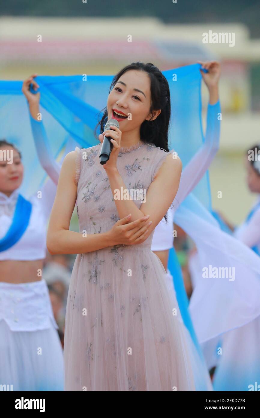 Chinese actress and singer Han Xue, also known as Cecilia Han attends ...