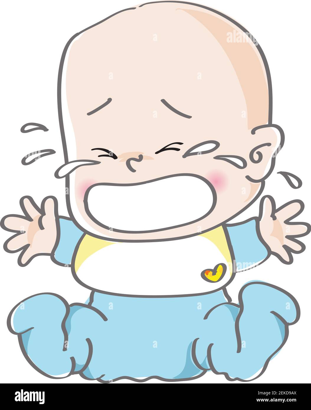 vector cartoon baby Stock Vector Image & Art - Alamy