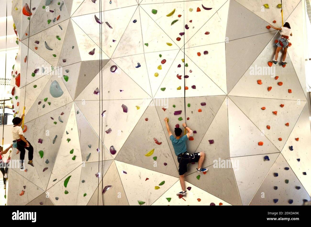 Shanghaiï¼ŒCHINA-On August 8, 2020, indoor sports in Shanghai became a ...