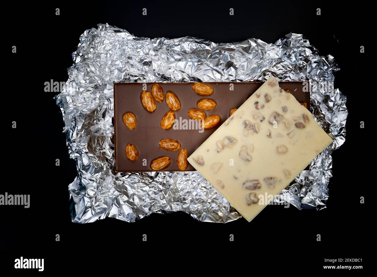 Silver foil block texture hi-res stock photography and images - Alamy