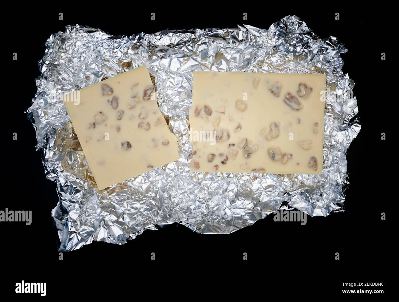 Silver foil block texture hi-res stock photography and images - Alamy