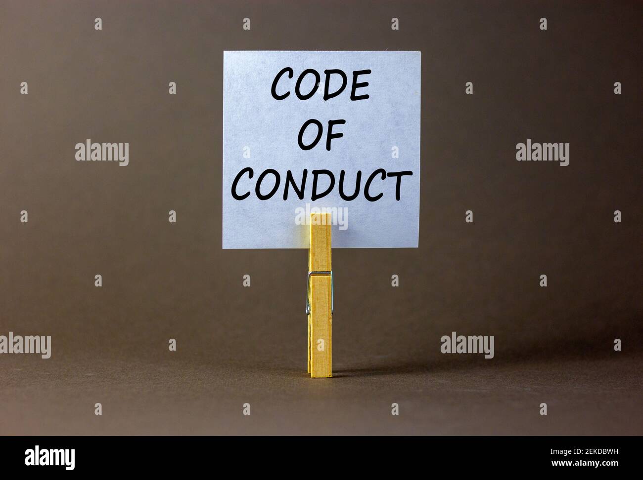 Code Of Conduct Symbol White Paper With Words Code Of Conduct Clip