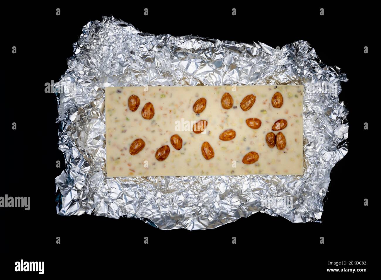 Silver foil block texture hi-res stock photography and images - Alamy