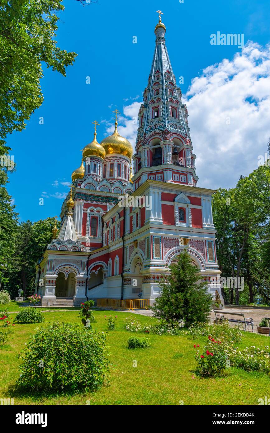 Russian temple shipka hi-res stock photography and images - Alamy