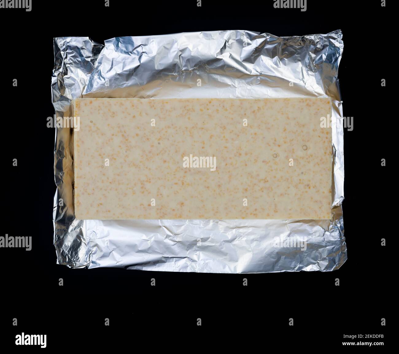 Silver foil block texture hi-res stock photography and images - Alamy