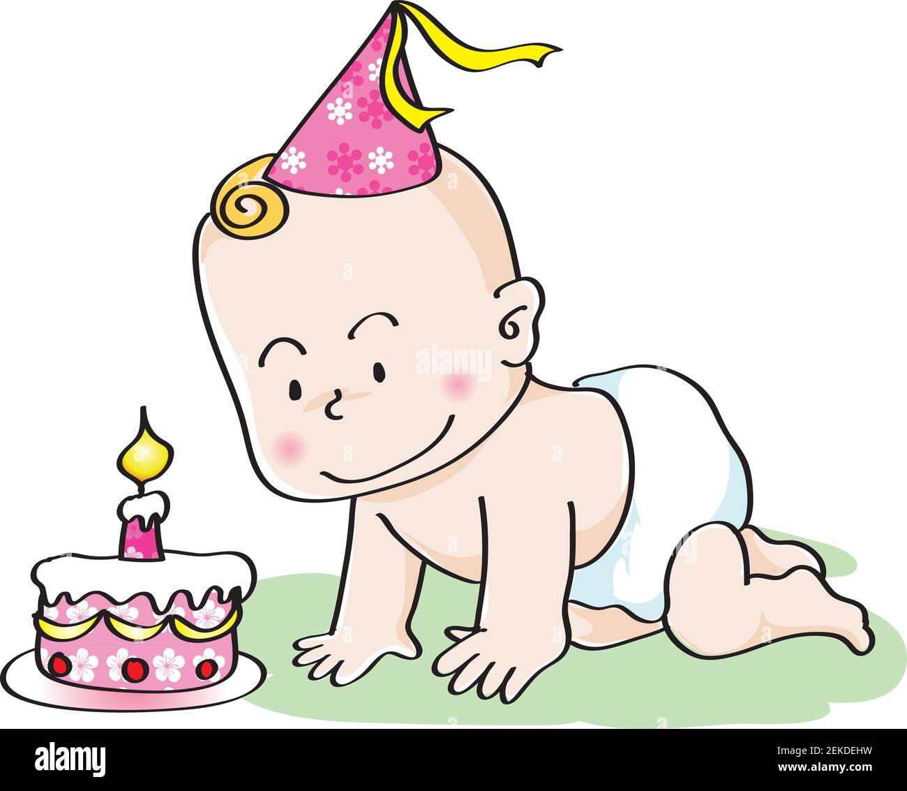 vector cartoon baby Stock Vector Image & Art - Alamy