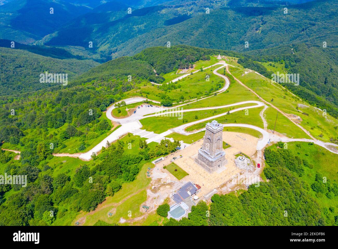 Monument to Freedom commemorating battle at Shipka pass in 1877-1878 in ...