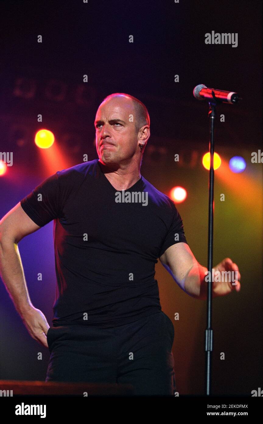 Go West on stage at 'The Here And Now 80's Concert' held at Wembley ...