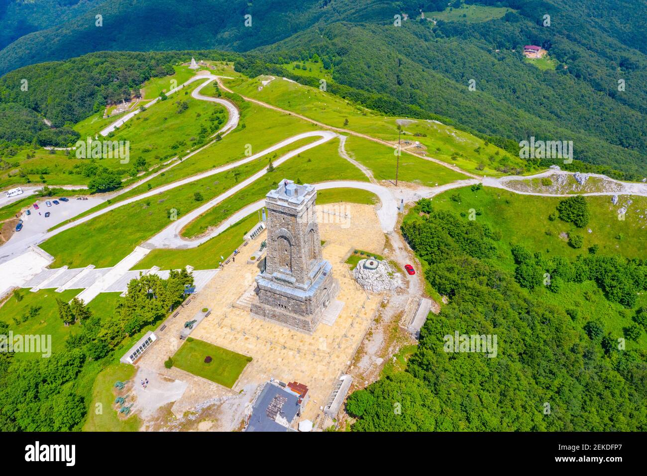 Monument to Freedom commemorating battle at Shipka pass in 1877-1878 in ...