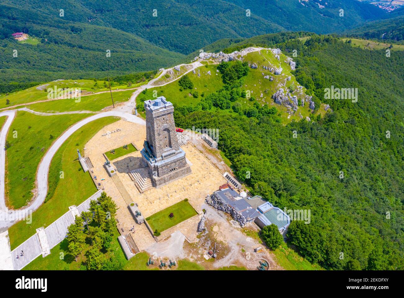 Monument to Freedom commemorating battle at Shipka pass in 1877-1878 in ...